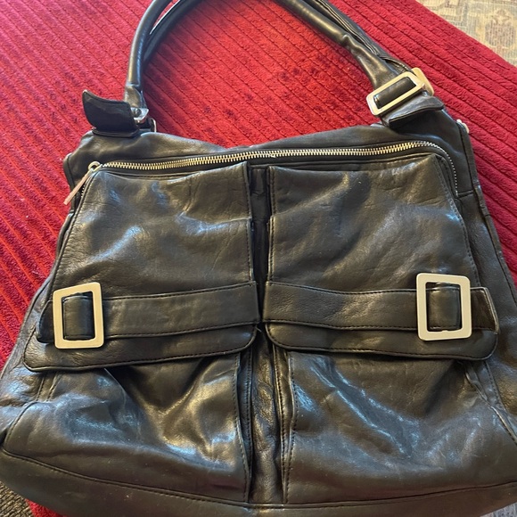 Kooba | Bags | Kooba Black Leather Hobo Bag | Poshmark